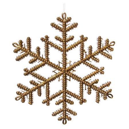 Matte Golden Snowflake | Ornament – ONYX + ALABASTER